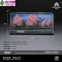 MoreArt 1/64 Fuji Cherry Blossom Scenery Scene Diorama